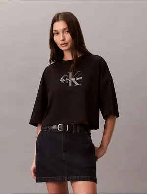 Calvin Klein Cropped T-shirts For Women