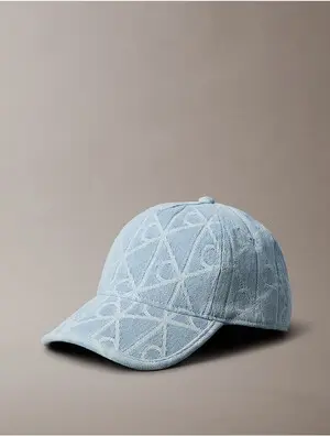 Calvin Klein Denim Baseball Cap - Light Wash