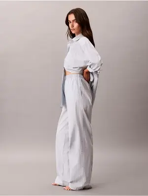 Calvin Klein Cotton Poplin Sleep Pants - Bespoke Stripe