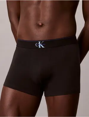 Calvin Klein Graphic Monogram Cotton Stretch 3-pack Trunk