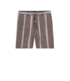 BOSS Printed Pattern Modern Fit Shorts