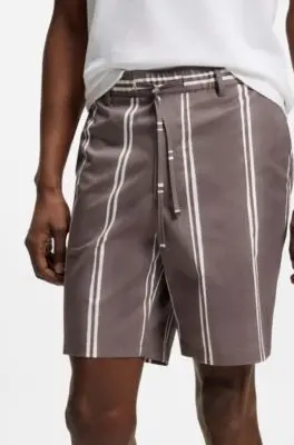 BOSS Printed Pattern Modern Fit Shorts
