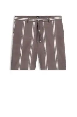 BOSS Printed Pattern Modern Fit Shorts