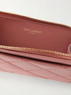 Saint Laurent Quilted Leather Wallet