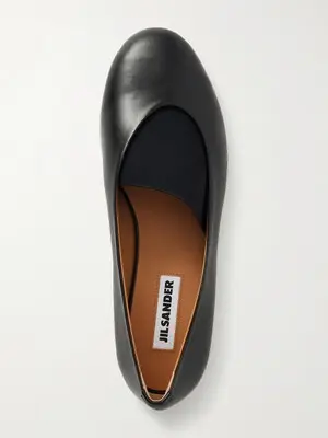 JIL SANDER Leather Ballet Flats