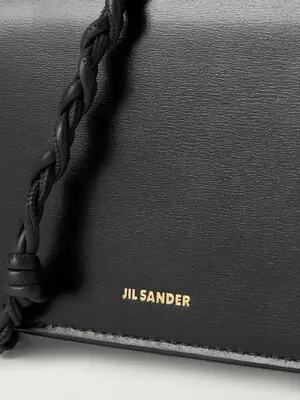 JIL SANDER Tangle Leather Shoulder Bag