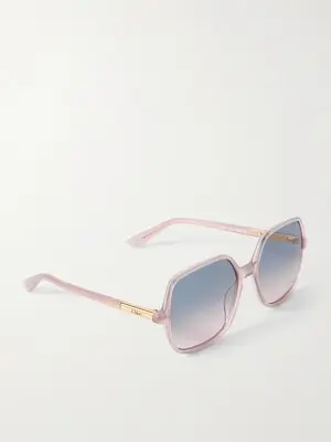 Chloé Judy Round-frame Sunglasses - Neutrals
