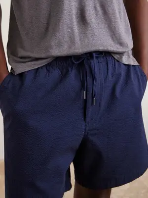 Polo Ralph Lauren Cotton-blend Seersucker Drawstring Shorts