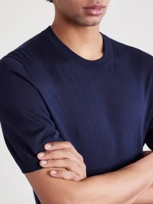 SLOWEAR Cashmere And Silk-blend T-shirt