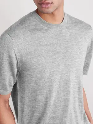 SLOWEAR Cashmere And Silk-blend T-shirt