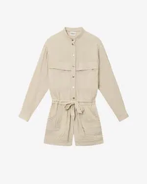 MARANT ETOILE Betyna Playsuit - Ecru