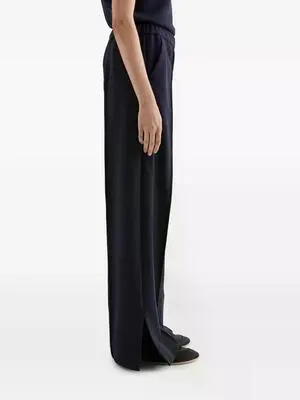 JIL SANDER Wide Leg Elastic Waist Trousers