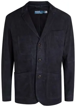 Polo Ralph Lauren Single-breasted Suede Jacket