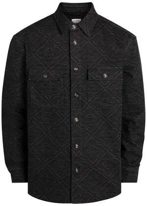 Casablanca Laser Monogram Denim Shirt