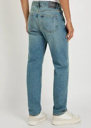 WON HUNDRED Tapered-leg Jeans - Mid Blu