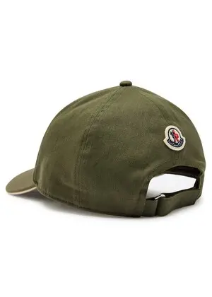 Moncler Cotton Cap With Logo Embroidery