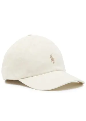 Polo Ralph Lauren Logo-embroidered Cotton Cap - Cream