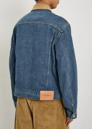 JW Anderson Corduroy Collar Denim Trucker Jacket