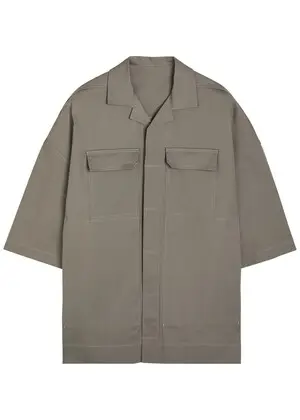 Rick Owens Camp Collar Shirts For Men
