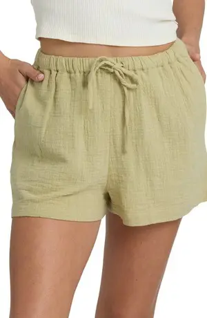 BILLABONG Cotton Drawstring Shorts