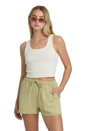 BILLABONG Cotton Drawstring Shorts