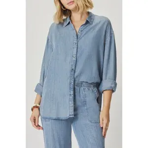 Splendid Chambray Shirt - Indigo Blue