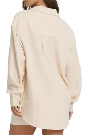 BILLABONG Wanderer Solid Cotton Shirt - Dove