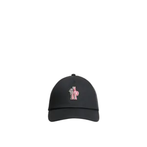 Moncler Logo Baseball Cap - Black