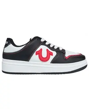 True Religion Flo Court Sneakers - Black Red