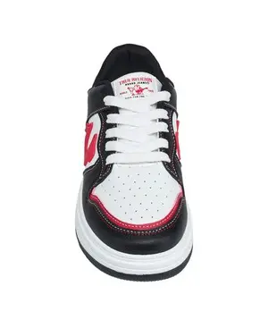True Religion Flo Court Sneakers - Black Red