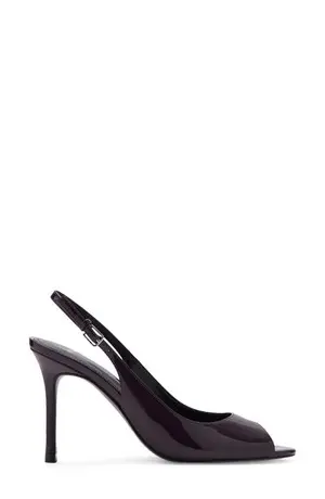 Mango Slingback Peep Toe Pumps
