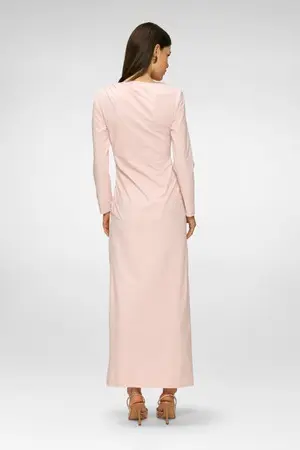 DASKA Ruched Ruchi Dress - Pink