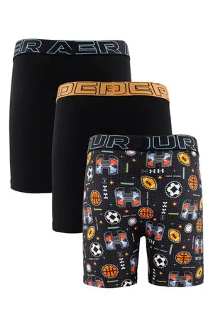 Under Armour Assorted 3-pack Ua Performance Tech™ Boxer Briefs - Black Multi