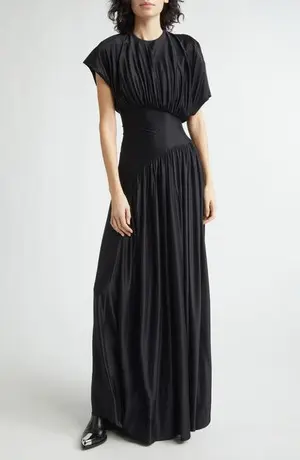 Rabanne Asymmetric Waist Panel Dress
