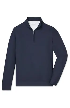 Mizzen+main Easton Textured Quarter Zip Pullover