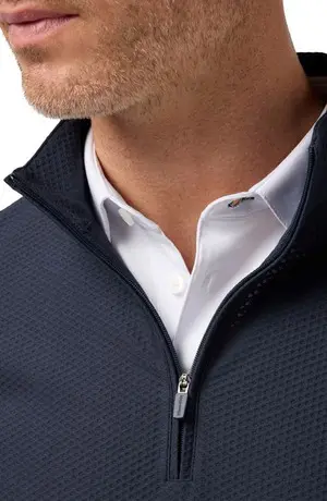 Mizzen+main Easton Textured Quarter Zip Pullover