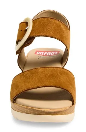 ON FOOT Boticelli Platform Sandal - Tobacco
