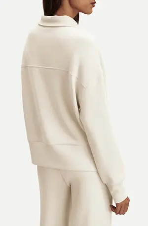 Varley Kayleight Half Zip Sweatshirt - Pristine