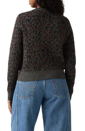 LEVI'S Tara Leopard Cardigan