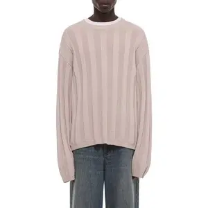 Helmut Lang Oversized Ribbed Crewneck Sweater
