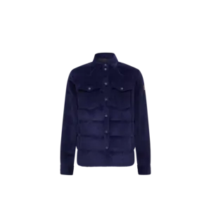 Moncler Gelt Corduroy Shirt Jacket - Blue