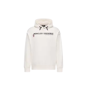 Moncler Cotton Fleece Hoodie - Gray