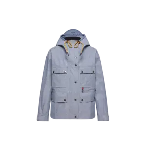 Moncler Beziers Chambray Field Jacket - Blue