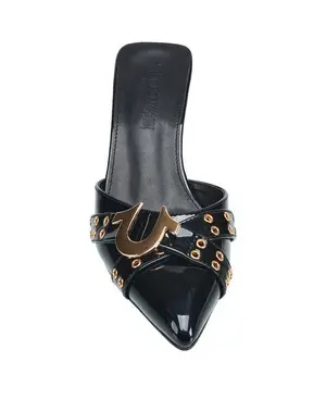 True Religion Metal Logo Heel - Black