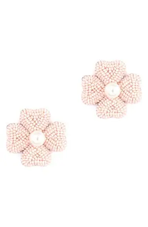 Deepa Gurnani Pearl Earrings