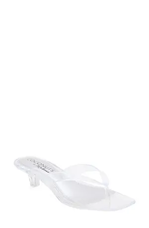 Clear Kitten Heels