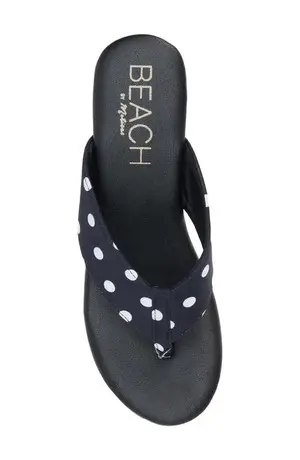 Matisse Bonnie Platform Flip Flop - Black Dot
