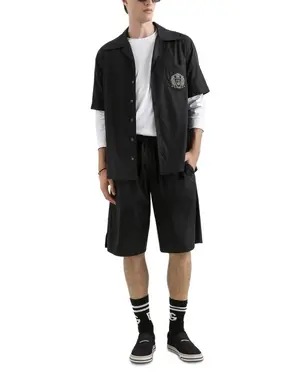Dolce & Gabbana Regular Fit Drawstring Shorts - Black