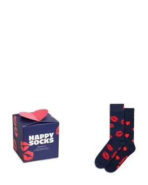 Happy Socks Set Of Two Patterned Crew Socks