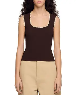 Sandro Crochet Tops